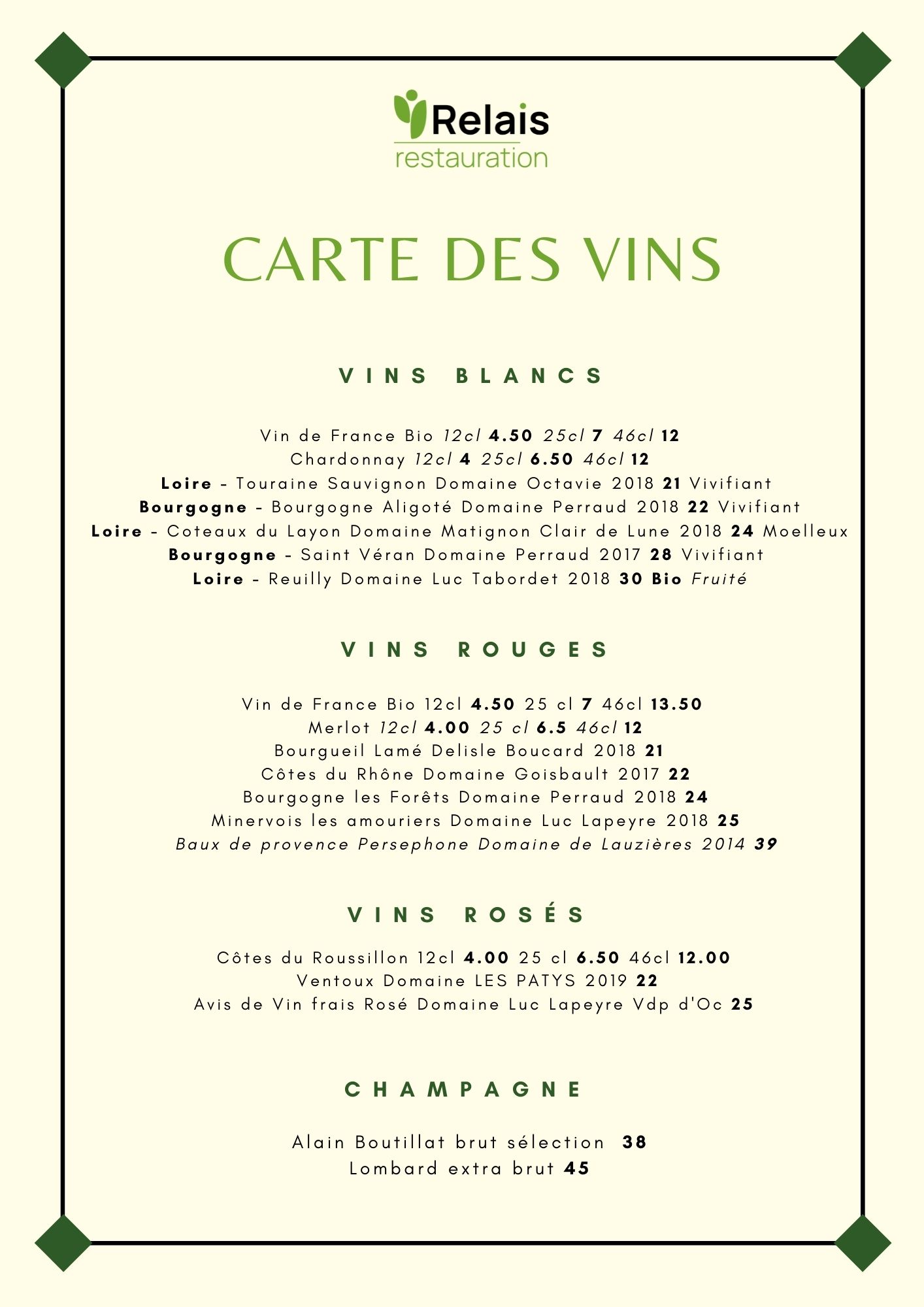 Le Relais Restaurant – Les Relais Solidaires